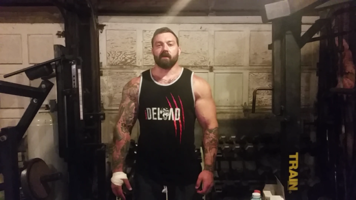 Zane Geeting, Off season training from 8/6/18 to 8/19/18 - Power Rack ...