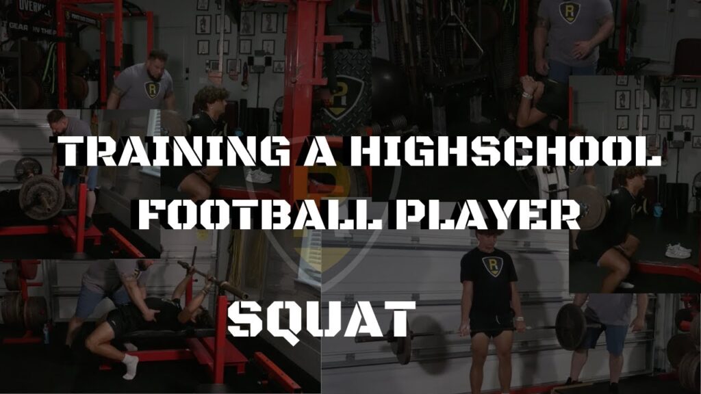 Brand New Video series: Part 2 - Squatting a HS football player - Power ...