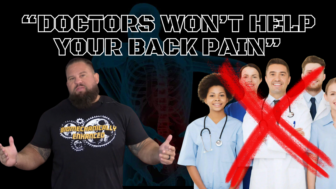 Doctors WON'T Help your Back Pain - Power Rack Strength