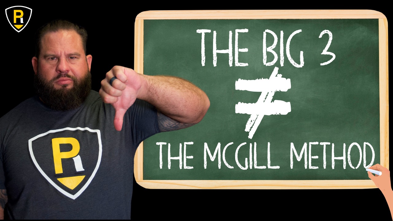 The Mcgill Big 3 Is Not The Mcgill Method